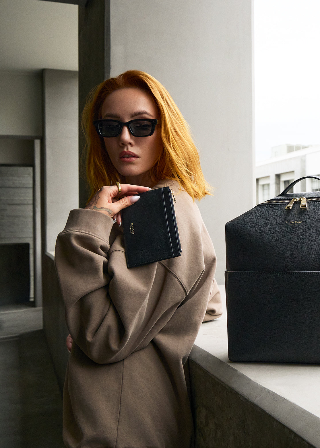 Lijah Wallet (Leather) – MINA BAIE